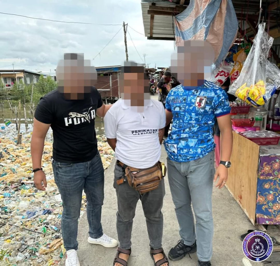 Suspek pengedar dadah ditahan bersama 30 paket plastik dadah pelbagai saiz