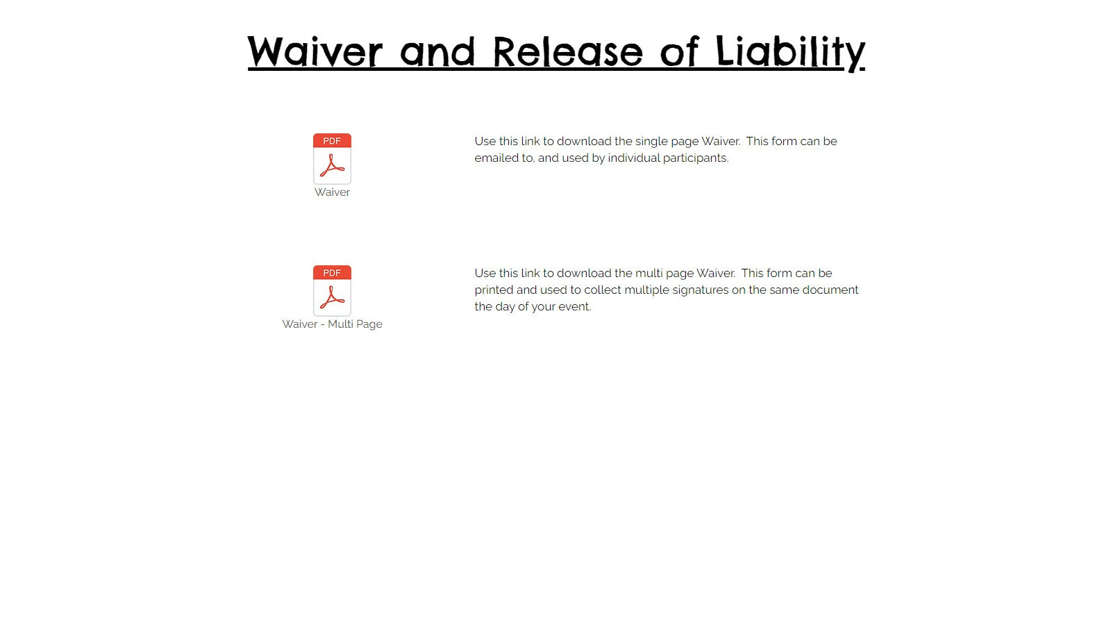 Waiver | Silver Adventures