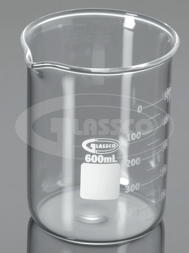 GLASSCO Beaker Low Form 3000 ml. | Science Well Co Ltd