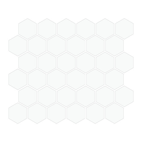 Carrollton White 2" Hex Matte | Tile & Stone Trading