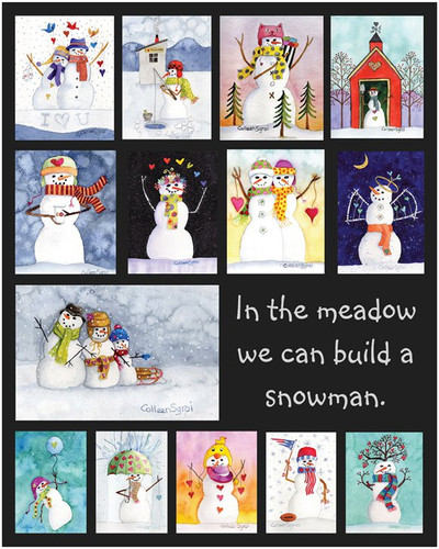 Snowman Poster | colleen-sgroi