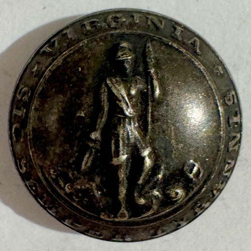 VA 11v | Post Civil War Virginia Cuff Button | CivilWarButtons.com