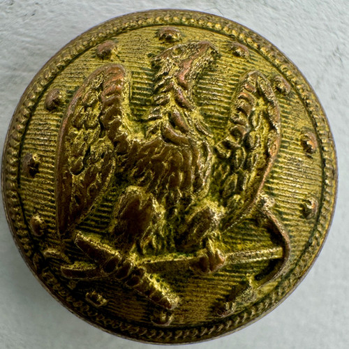 NA 112v | Navy Cuff Button, nice 1850's Scovill mark | CivilWarButtons.com