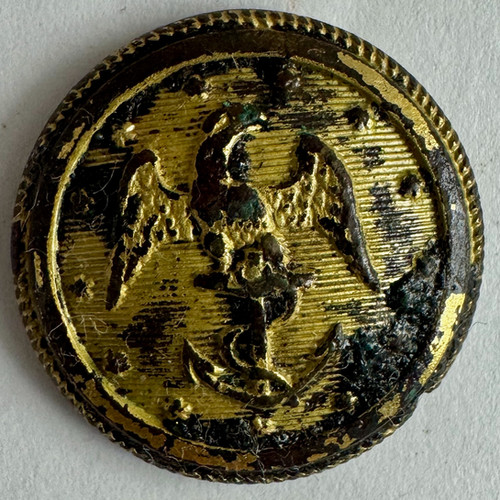 NA 106A1 | Navy Low Convex Coat Button | CivilWarButtons.com