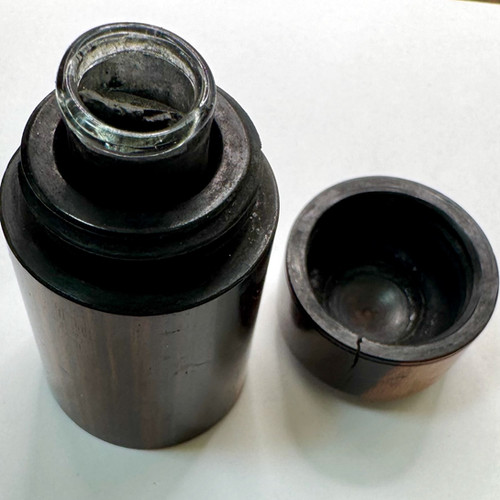 Civil War Era Wooden Encased Ink Well | CivilWarButtons.com