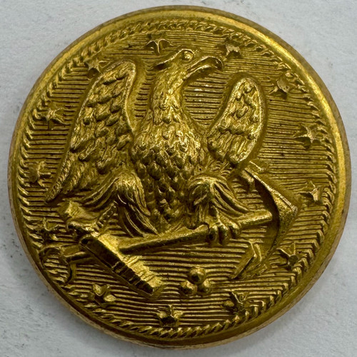 NA 112 | Navy Coat Button, Robinson Backmark | CivilWarButtons.com
