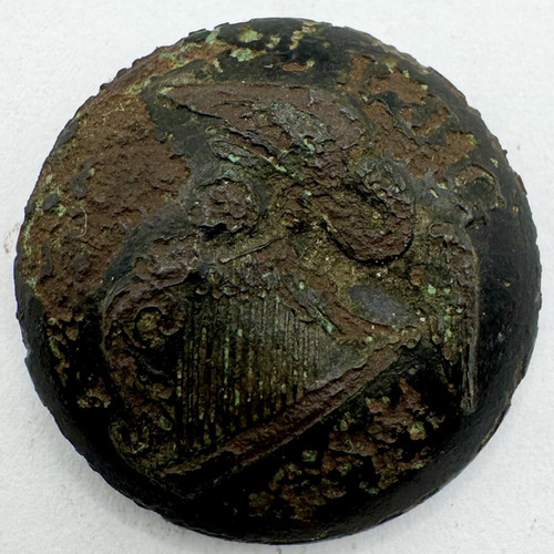 GA 18 | Irish Jasper Greens Coat Button | CivilWarButtons.com
