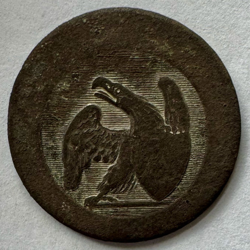 GI 51F | War of 1812 Infantry Officer 1pc Coat Button | CivilWarButtons.com