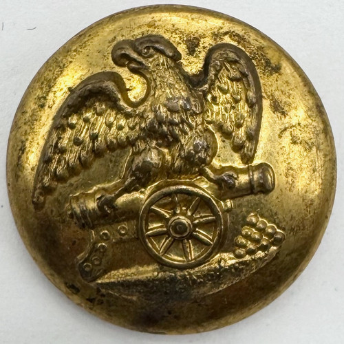 NY 91 | Post Civil War New York Veteran Corps of Artillery Cuff Button ...