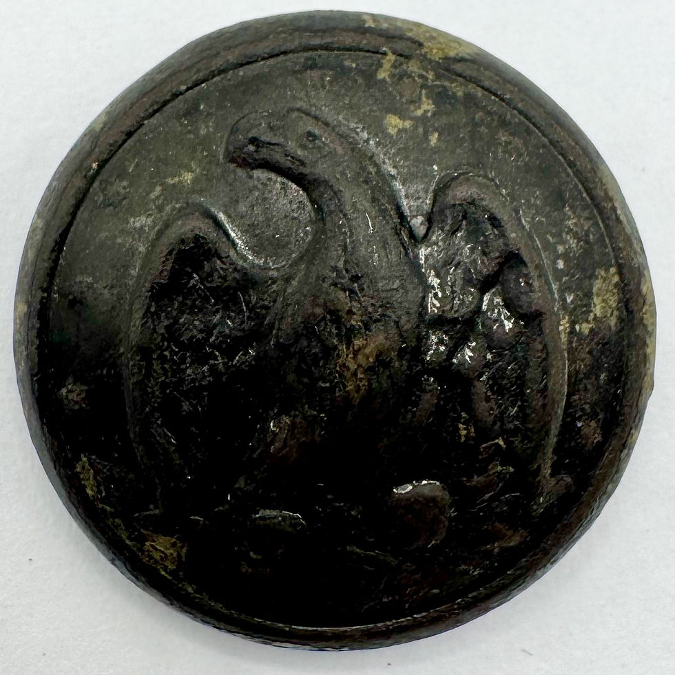 CS 23 | Confederate Local Made Army Officer Coat Button, "Plain Field ...