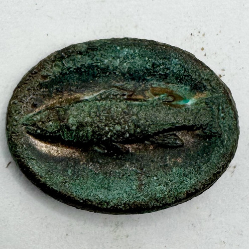 n/a | 1-pc 1800's Fish Button | CivilWarButtons.com