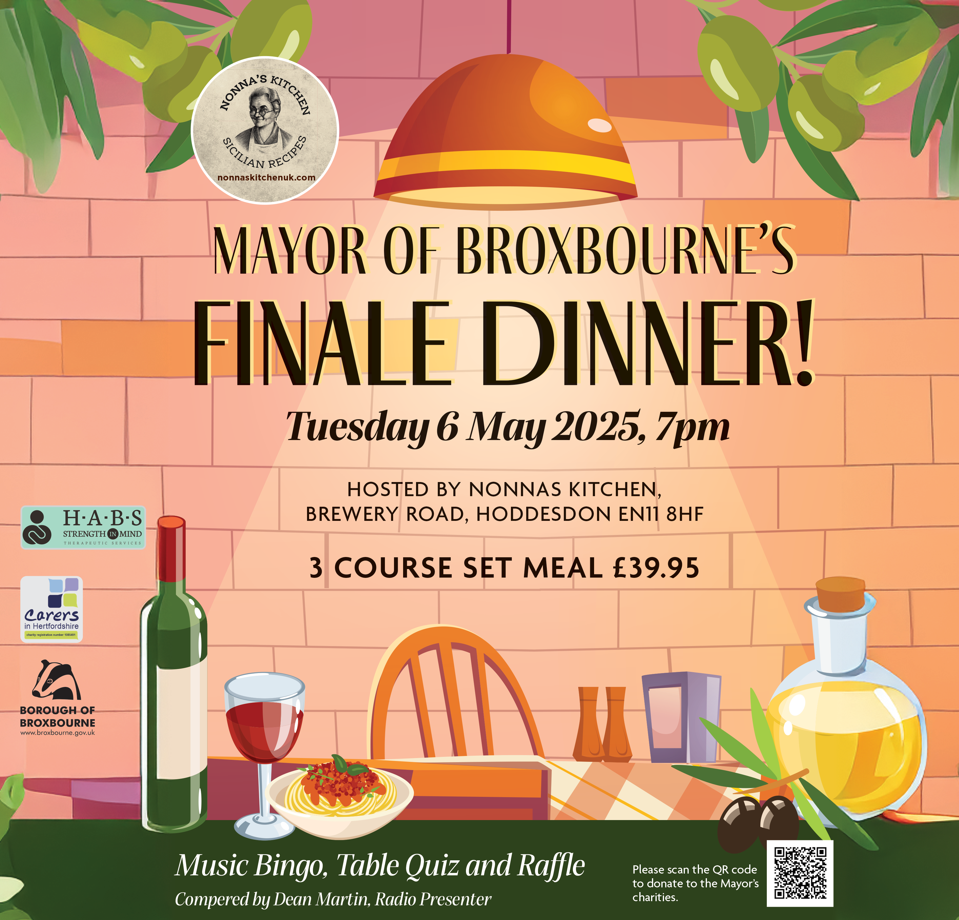 Mayor of Broxbourne's Finale Dinner | Nonna's Kitchen
