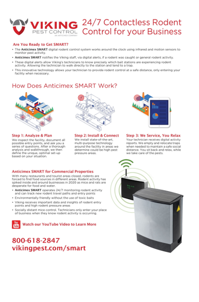 Intelligent and Effective Control of Rodents in Sensitive Areas