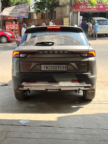 New Brezza 2022 rear bumper guard Gear X | purplekart.in