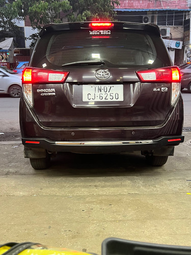 Innova crysta rear bumper guard OE type gear x | purplekart.in