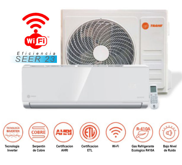 Mini Split INVERTER TRANE 12.000 BTU/h | Magosi