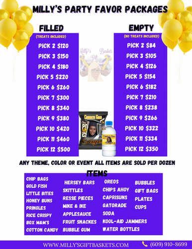 Party Favor Picks | Millys