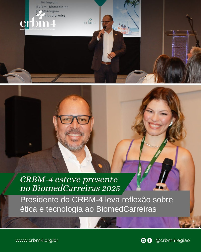 CRBM-4 presente no BiomedCarreiras 2025