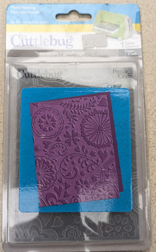 Cuttlebug Floral Fantasy Embossing Folder - Preloved | Cheshire Crafts