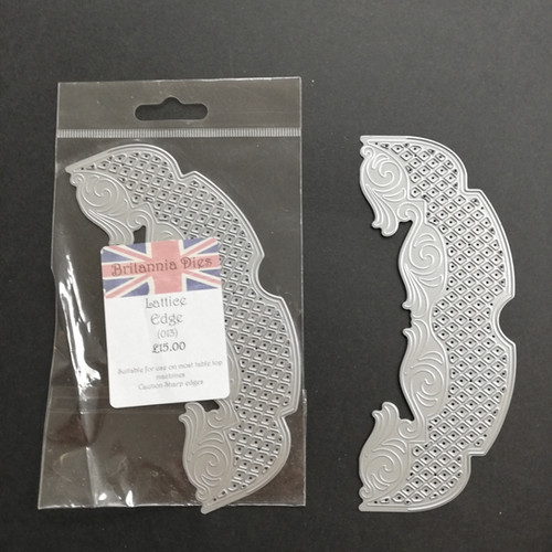 Britannia Dies Lattice Edge Craft Die | Cheshire Crafts