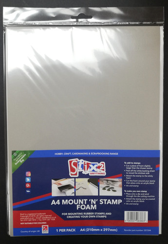 Stix2 A4 Mount 'N' Stamp Foam | Cheshire Crafts