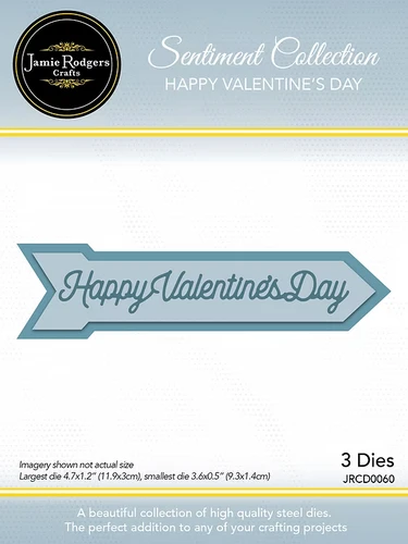 Jamie Rodgers Crafts Happy Valentine's Day Craft Dies Set | Cheshire Crafts