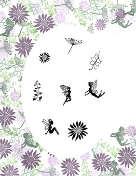 Card-io Secret Garden Majestix Clear Peg Stamp Set | Cheshire Crafts