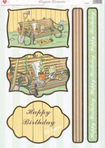 Elegant Elements Garden Bench Topper Sheet | Cheshire Crafts