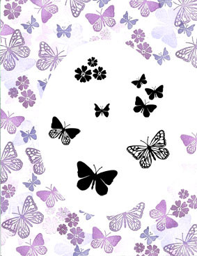 Card-io Flutterby Garden Majestix Clear Peg Stamp Set | Cheshire Crafts
