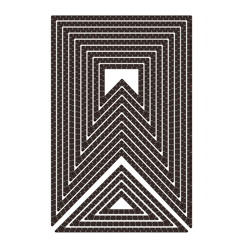 Presscut Stitch Dot Banners Nesting Craft Die Set | Cheshire Crafts