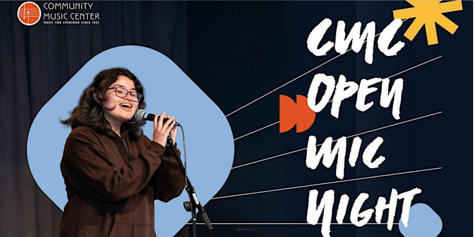 Community Music Center: CMC Open Mic Night | Calle 24