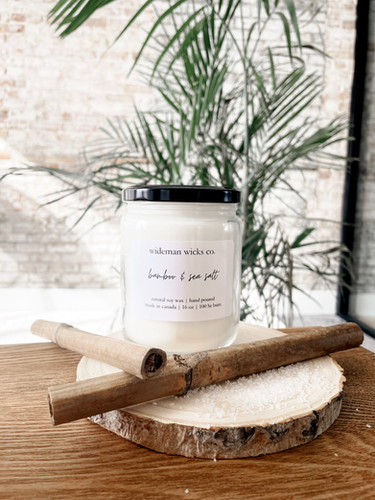 Bamboo & Sea Salt | Wideman Wicks Co.