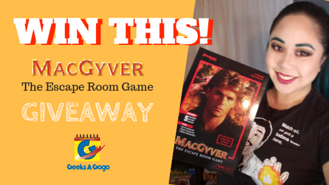 GIVEAWAY: MACGYVER™ The Escape Room Game in a Box