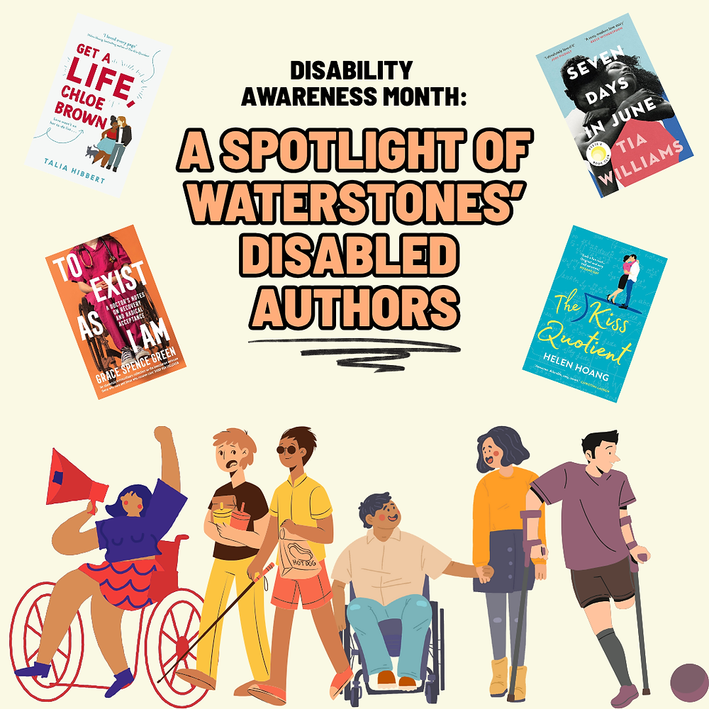 Disability Awareness Month: A Spotlight on Waterstones’ Disabled Authors