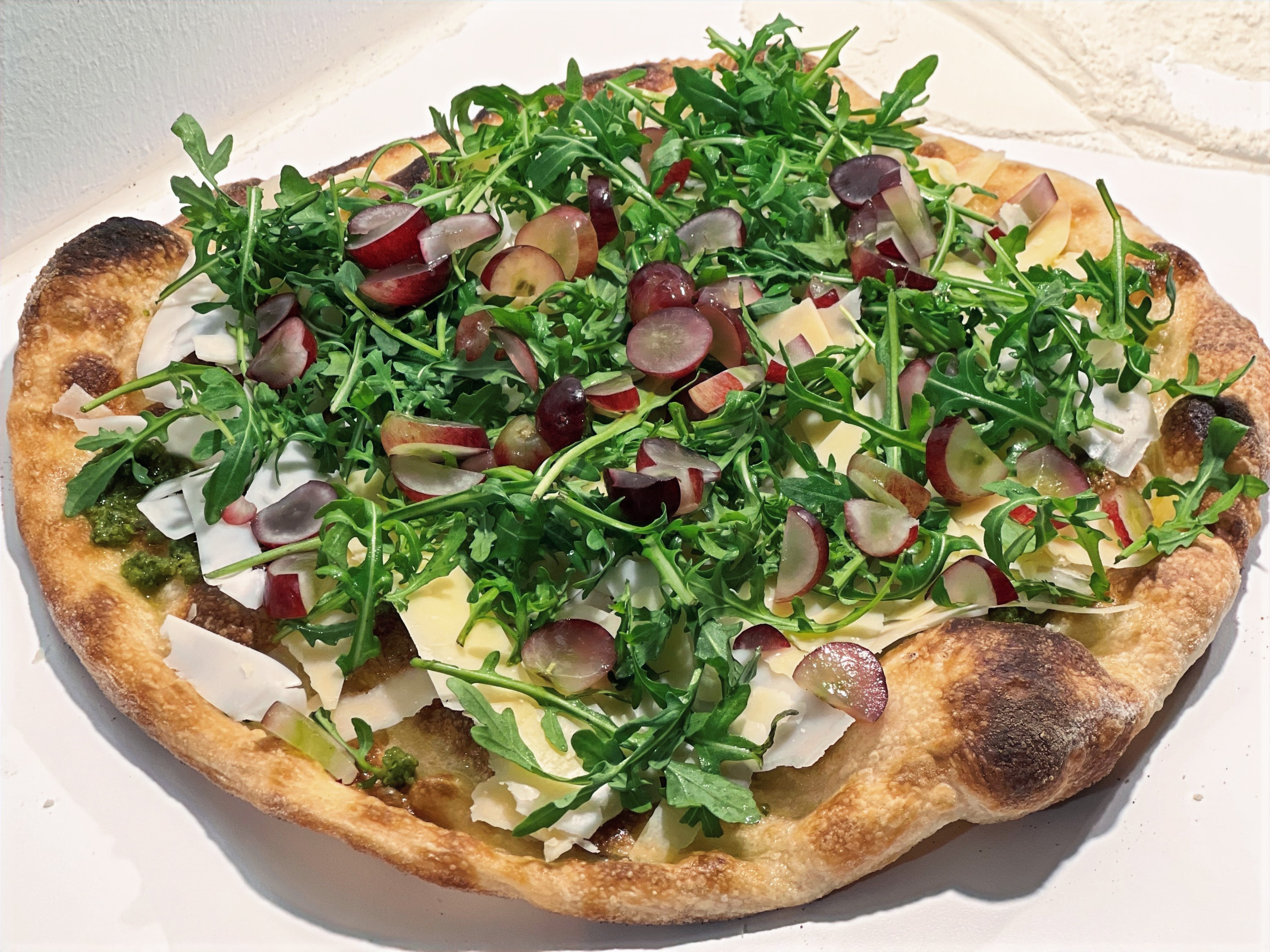 Cracker pizza med 4 slags ost