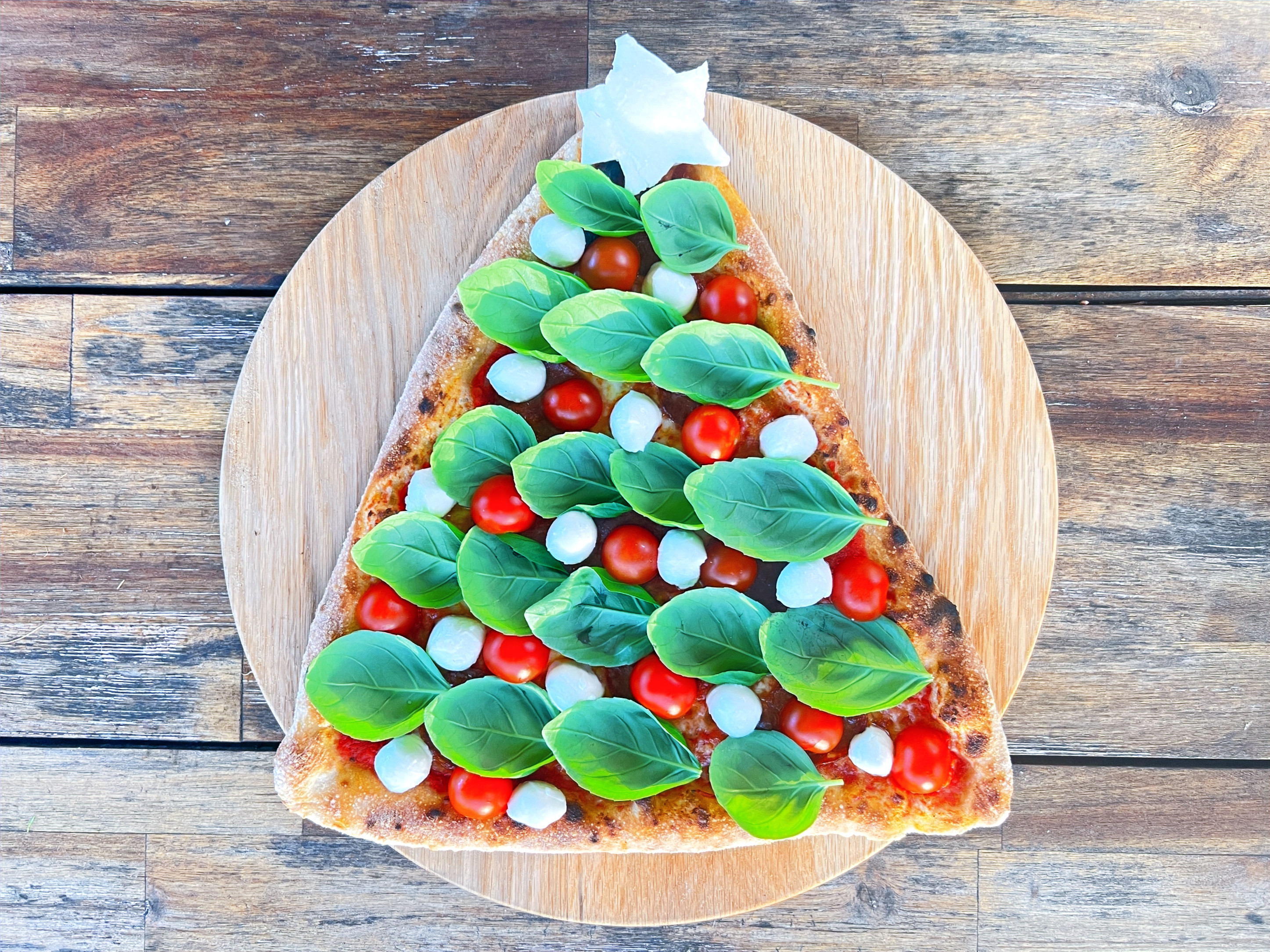 Juletræspizza
