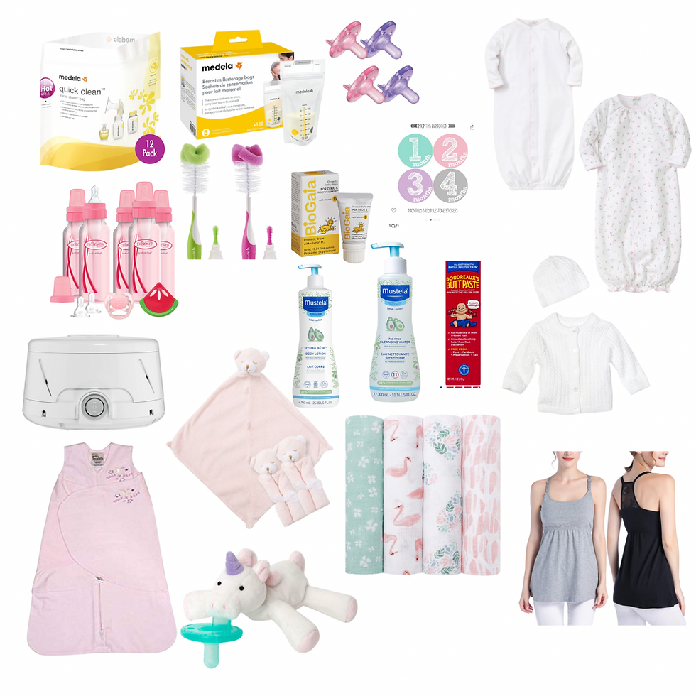 Newborn Baby Girl Essentials