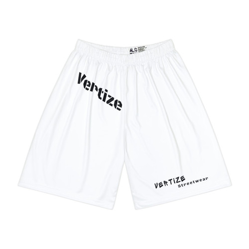 White Vertize shorts | Vertize Clothing