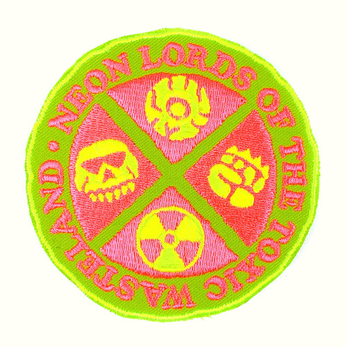 Neon Lords of the Toxic Waste Iron On Patch | Blkrnbw