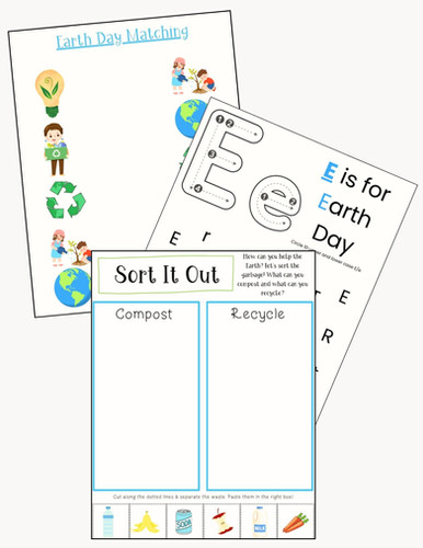 Earth Day-Unit Study-Preschool | Coffee Fueled Quest