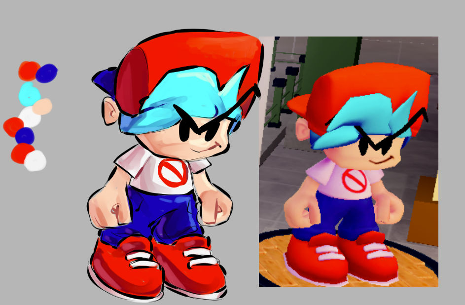 funky friday bf morph goofy ahh fanart | Friday Night Fansite