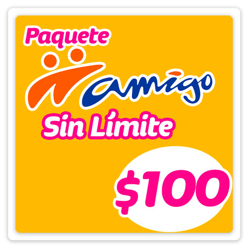 Paquete Amigo Sin Límite 100 | Celaris Telcel