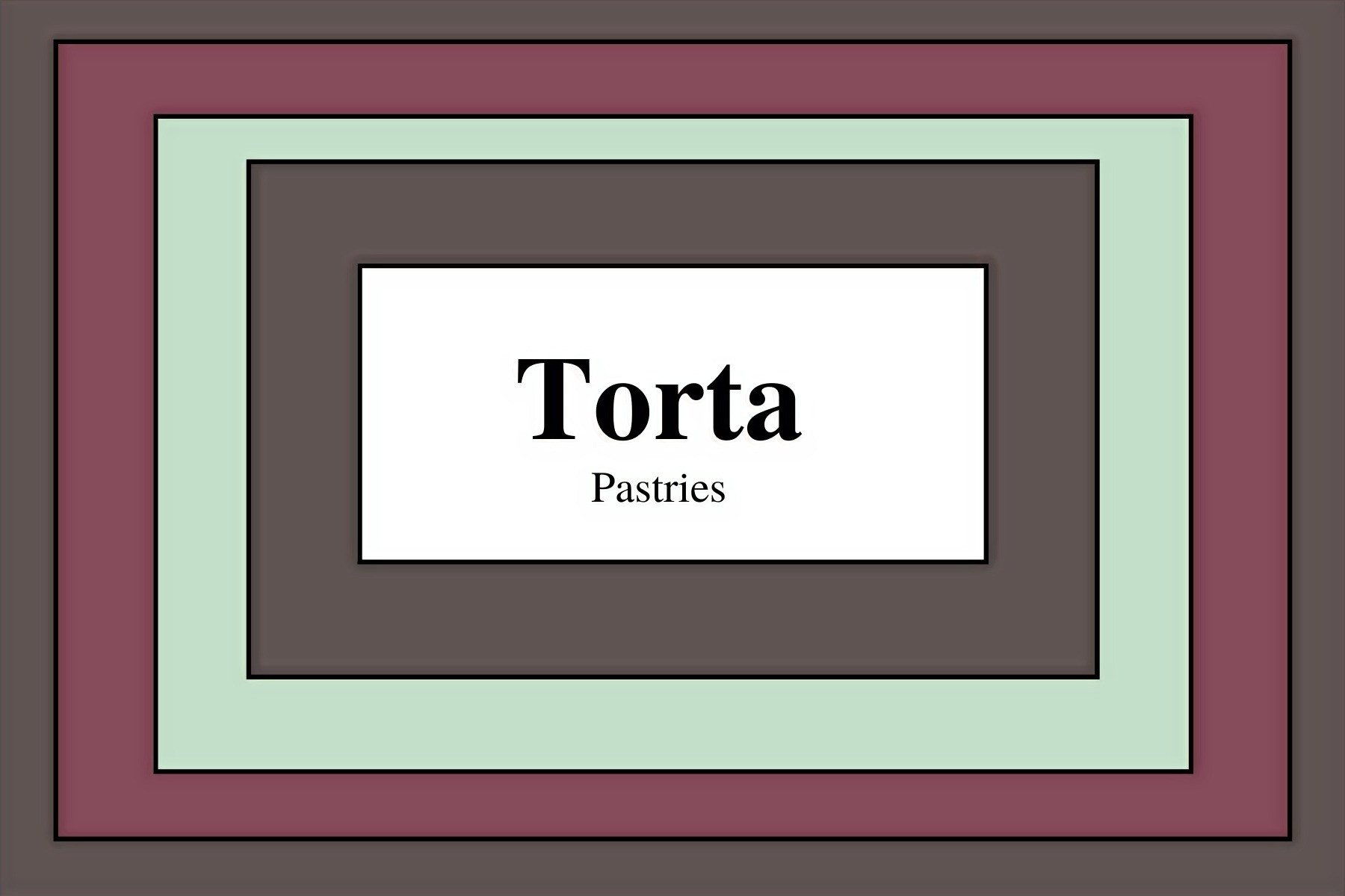 Torta Pastries | Homemade Baked Goods