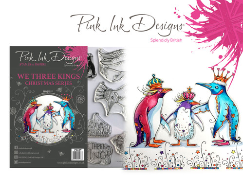 Pink Ink Designs Stamp - We Three Kings - Penguins | Pink Ink Designs