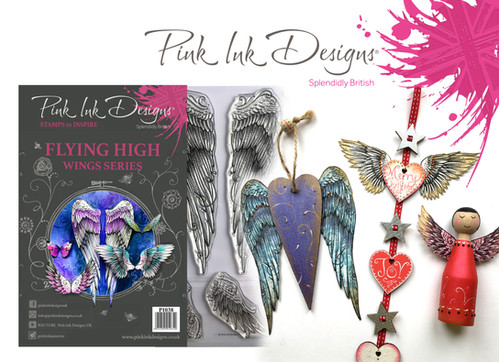 Pink Ink Designs Stamp - Flying High - Wings | Pink Ink Designs