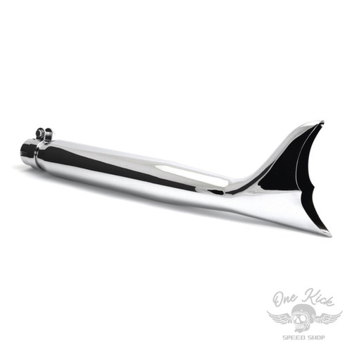 Fishtail Muffler - Chrome | Onekick Speedshop