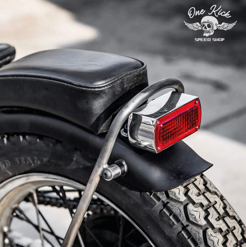 Knight Box Chopper Taillight - Chrome | Onekick Speedshop
