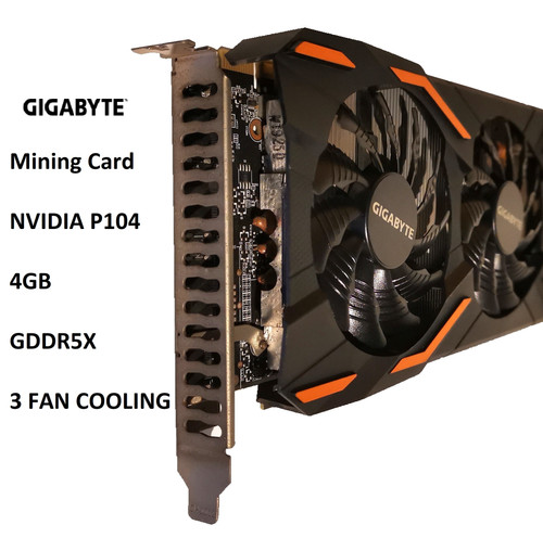 Gigabyte NVIDIA P104 100 4GB GPU Graphic Video for mining (Used ...