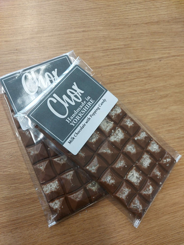 Milk Chocolate Bar with Popping Candy | Chox Chocolates