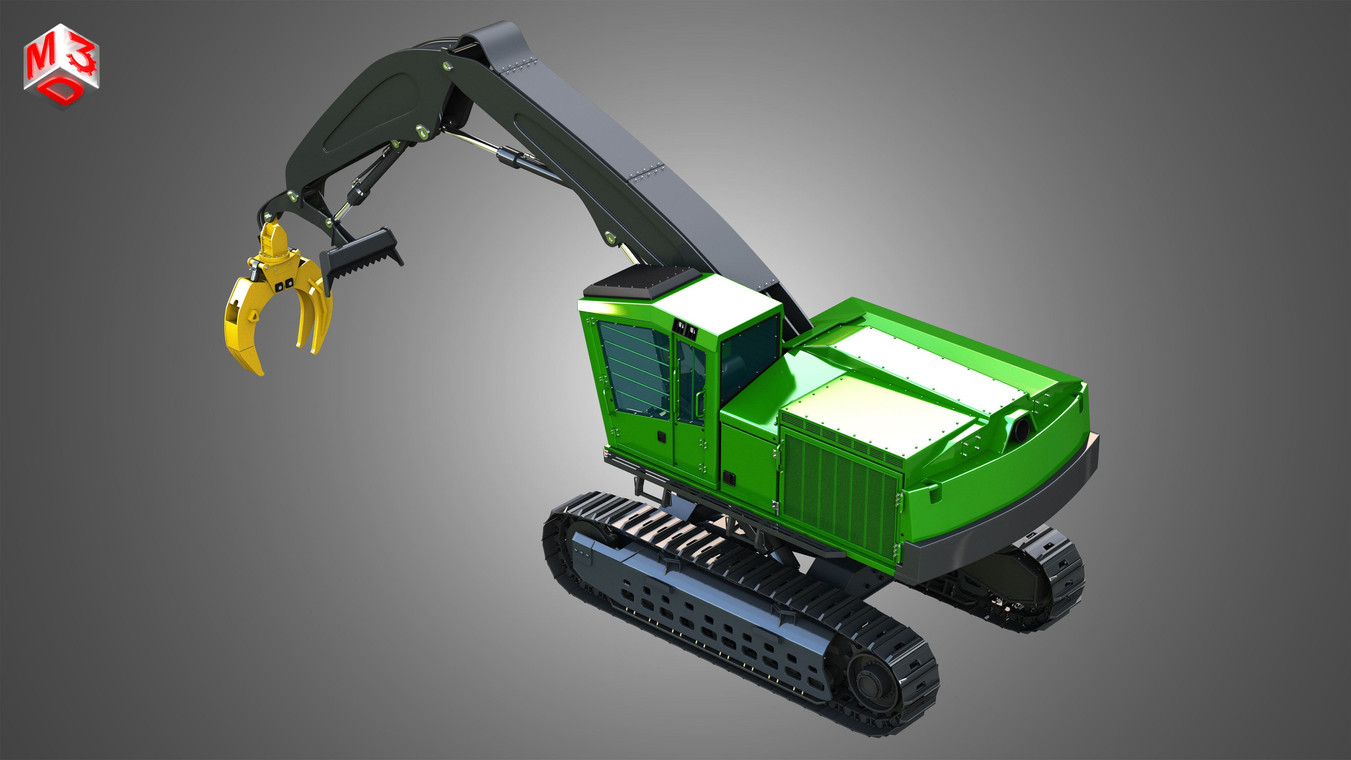 JD - 959MH Tracked Log Loader